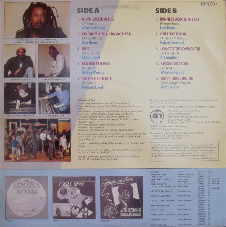 JOHN DREAD ALBUMS